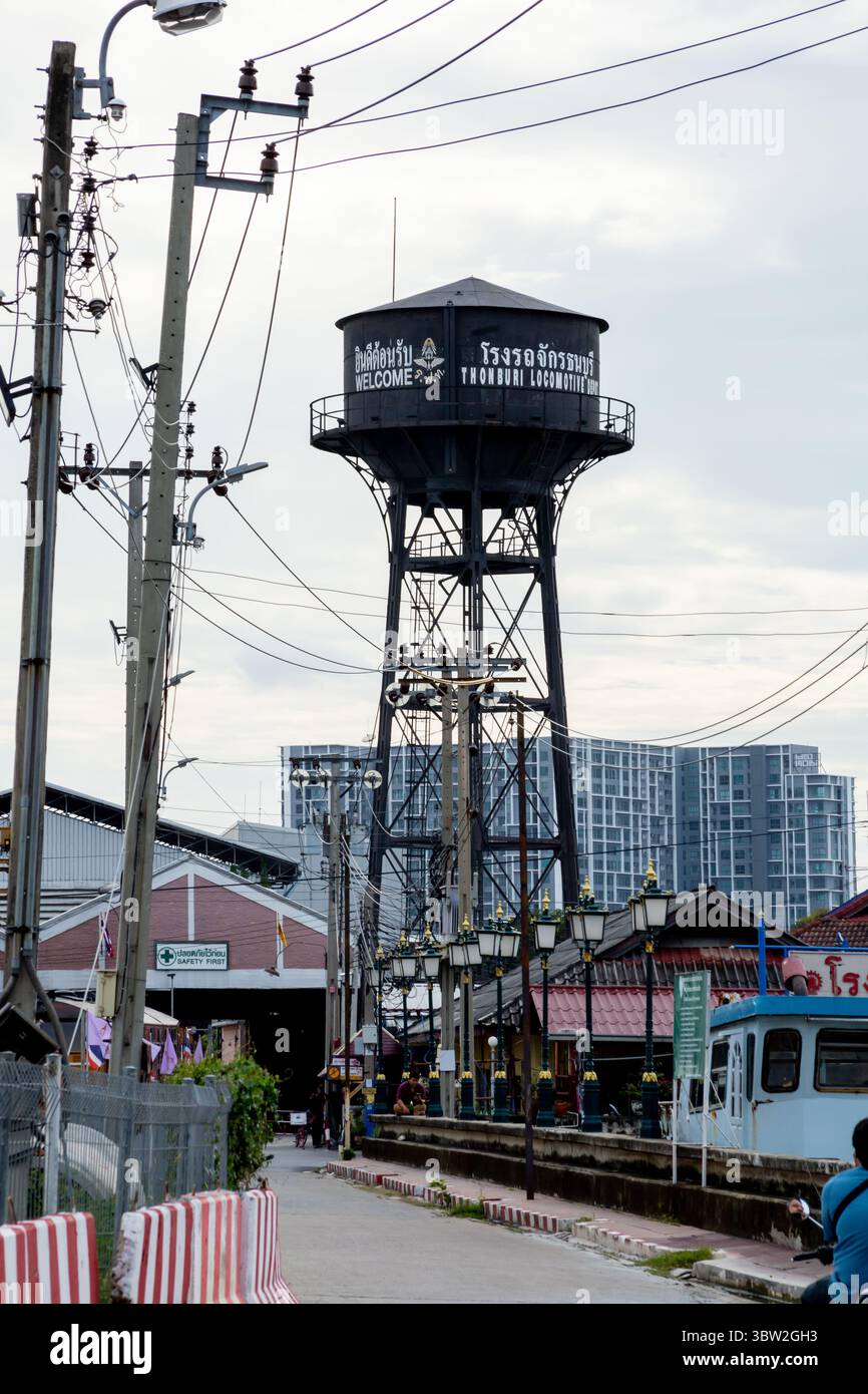 Bangkok, Thailand, July 3, 2025: Thonburi Locomotive Depot at Bangkok ...