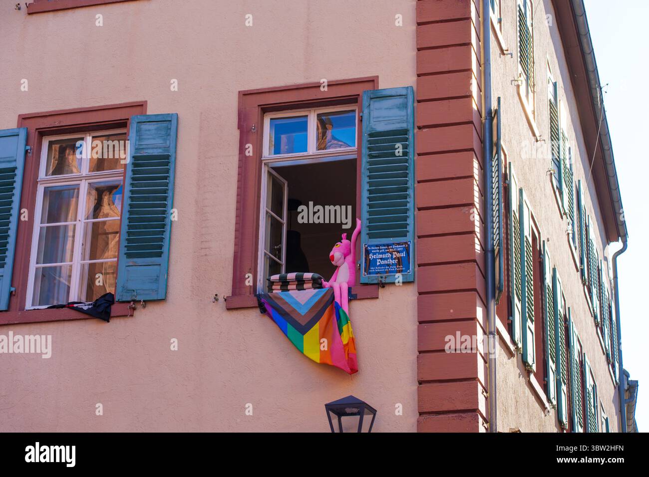 Heidelberg, Germany - June 21, 2025: Vibrant display of rainbow and ...