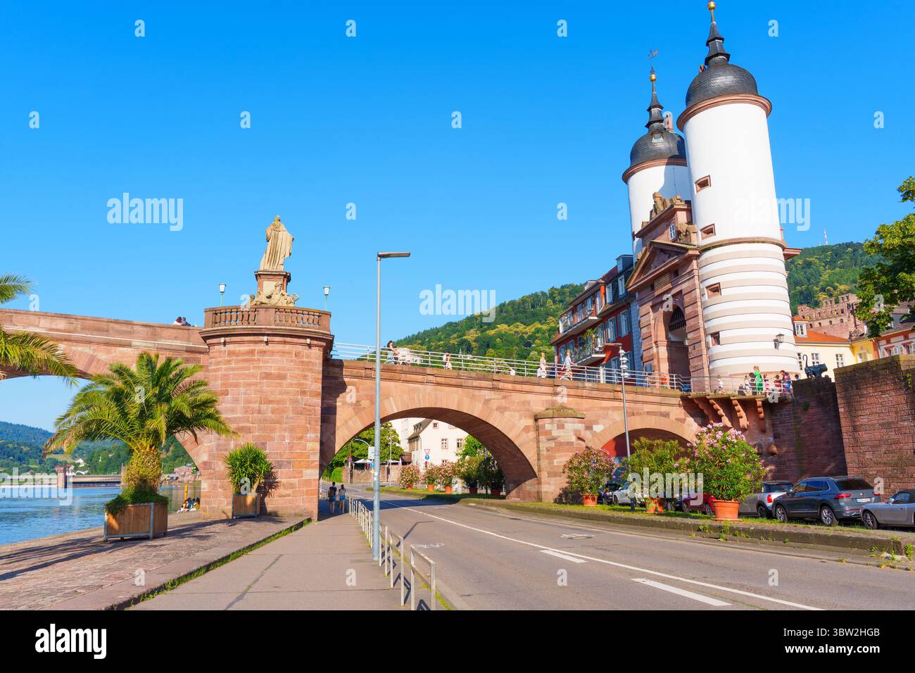 Heidelberg, Germany - June 21, 2025: Iconic Old Bridge and the Karl ...