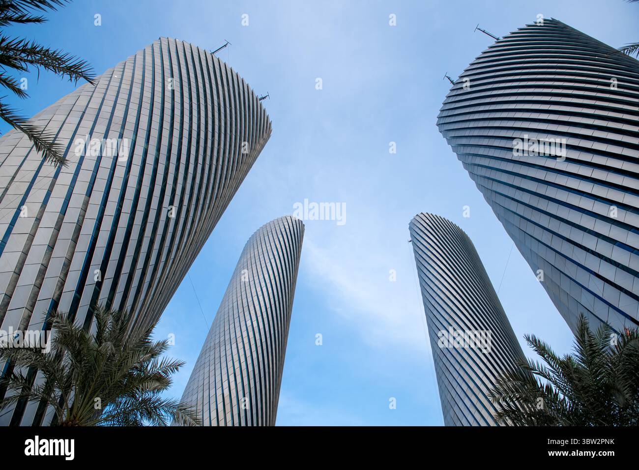 Lusail Plaza 4 tower. Al Saad Tower Lusail boulevard newly develop city ...