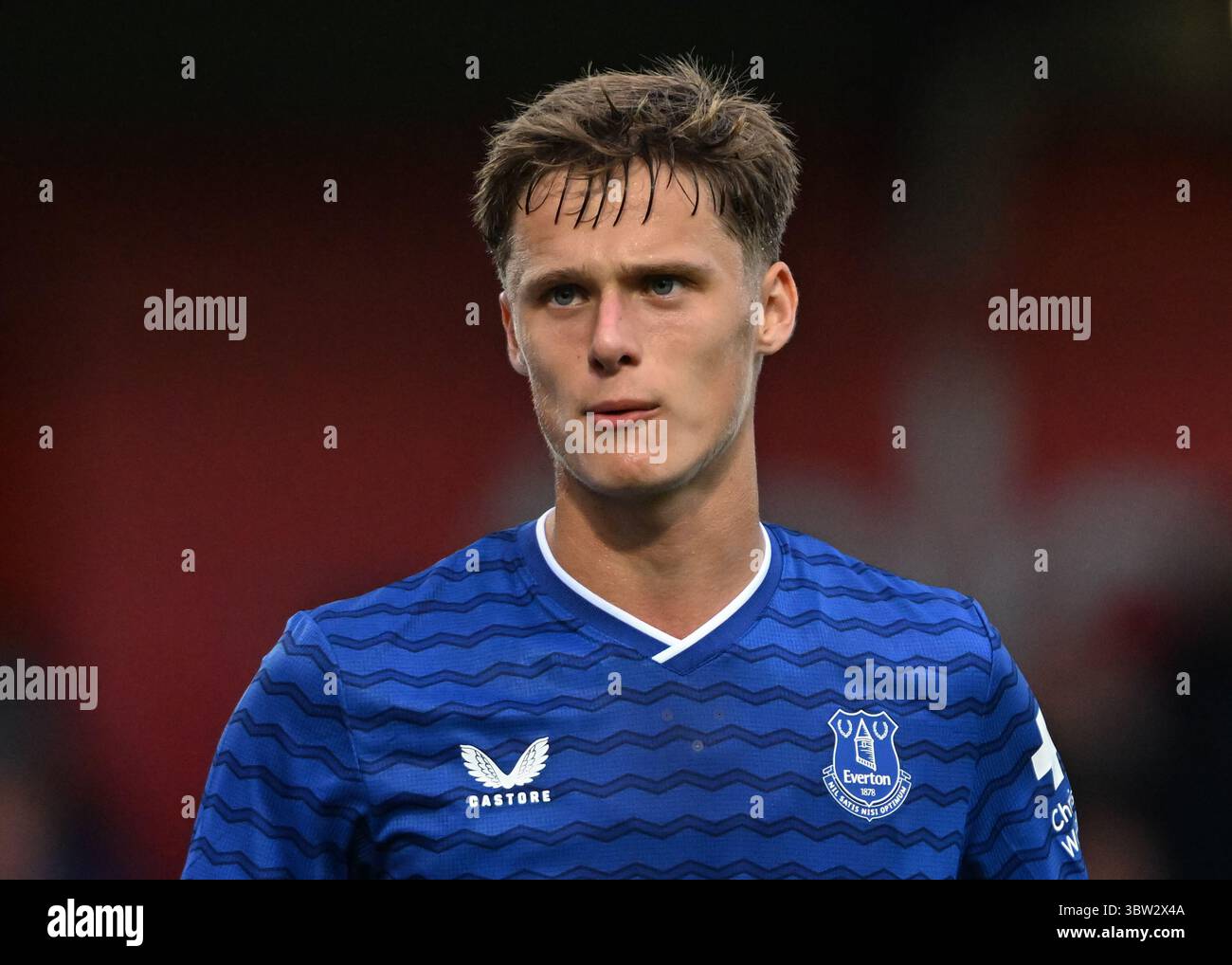 Everton’s Harrison Armstrong during the pre-season friendly match at ...