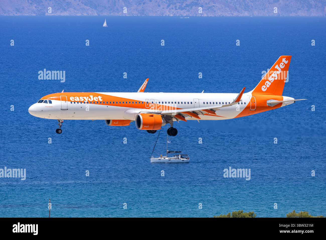 Rhodes, Greece - June 1, 2025: EasyJet Airbus A321neo airplane at ...
