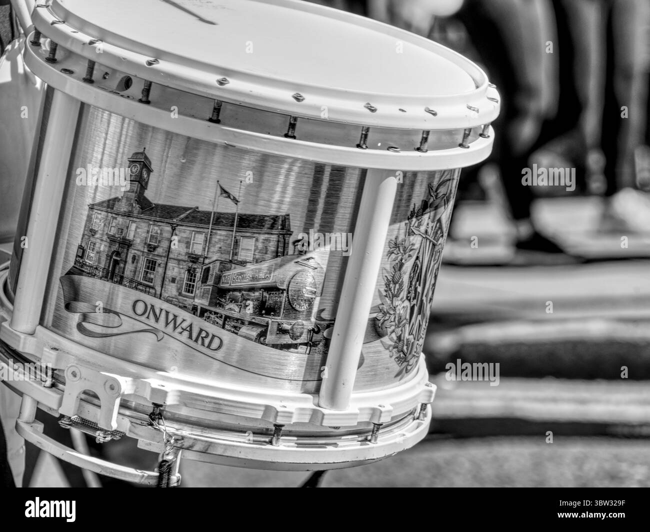 Band drums twelfth Black and White Stock Photos & Images - Alamy