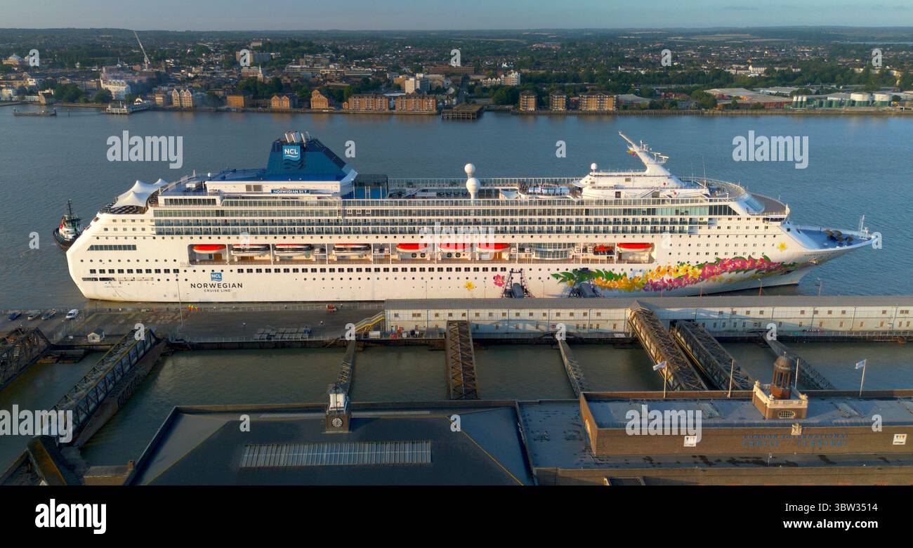 The Norwegian Sky, a Sun-class cruise ship built in 1999, is operated ...