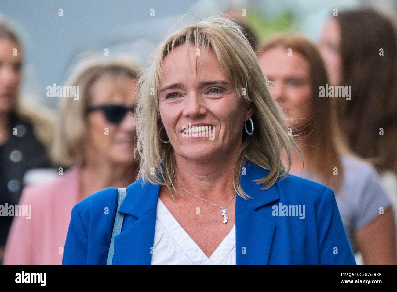 Dundee, Scotland, UK. 16th July 2025. Employment tribunal nurse Sandie ...