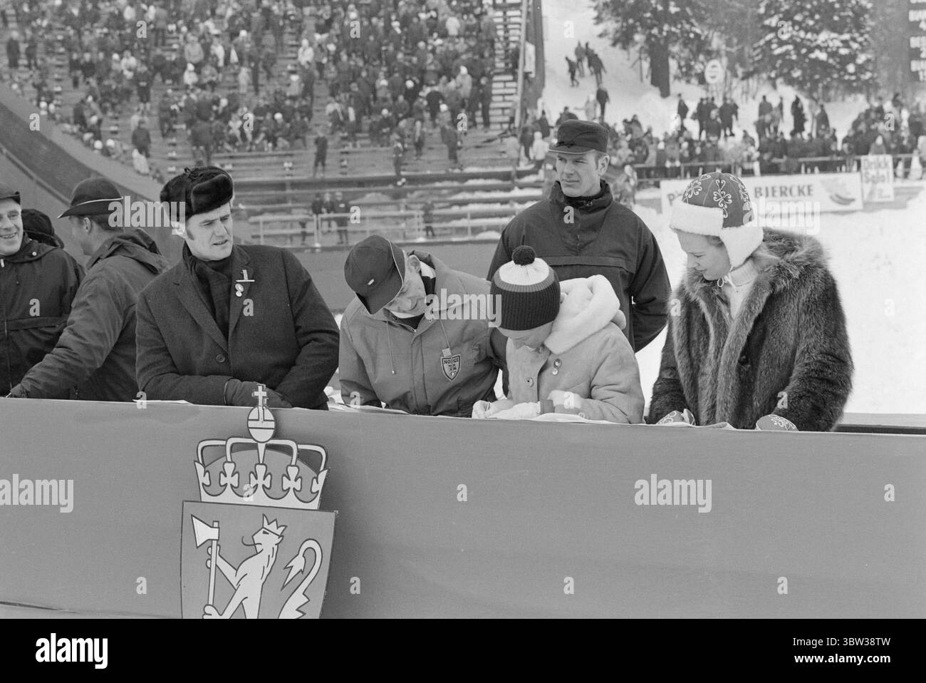 Queen margrethe crown princess Black and White Stock Photos & Images ...