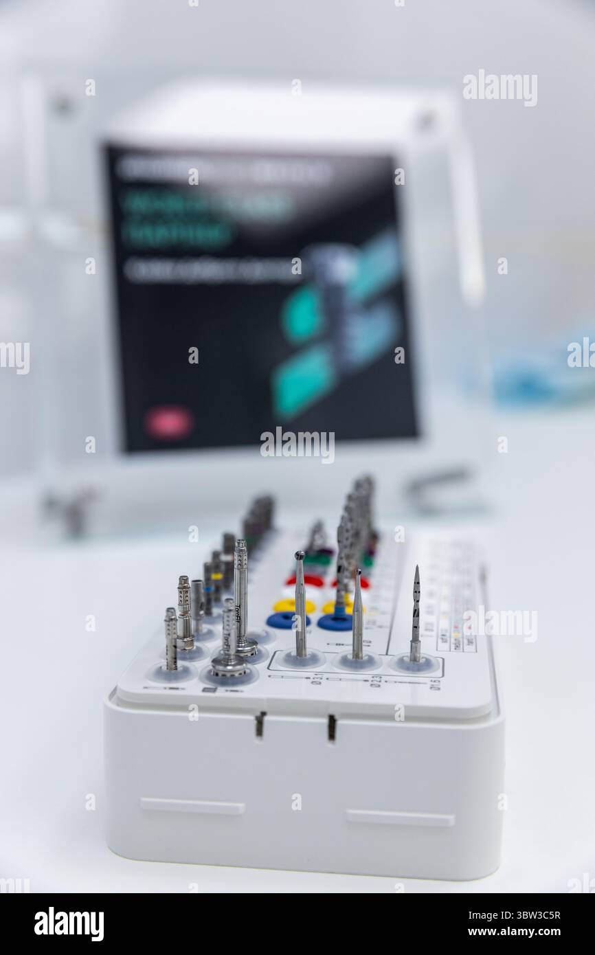 Detailed Image of a Precision Tool Set Featuring Various Attachments ...