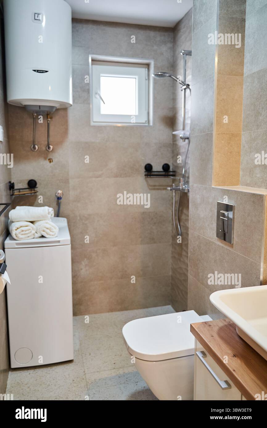 Compact modern bathroom features hi-res stock photography and images ...