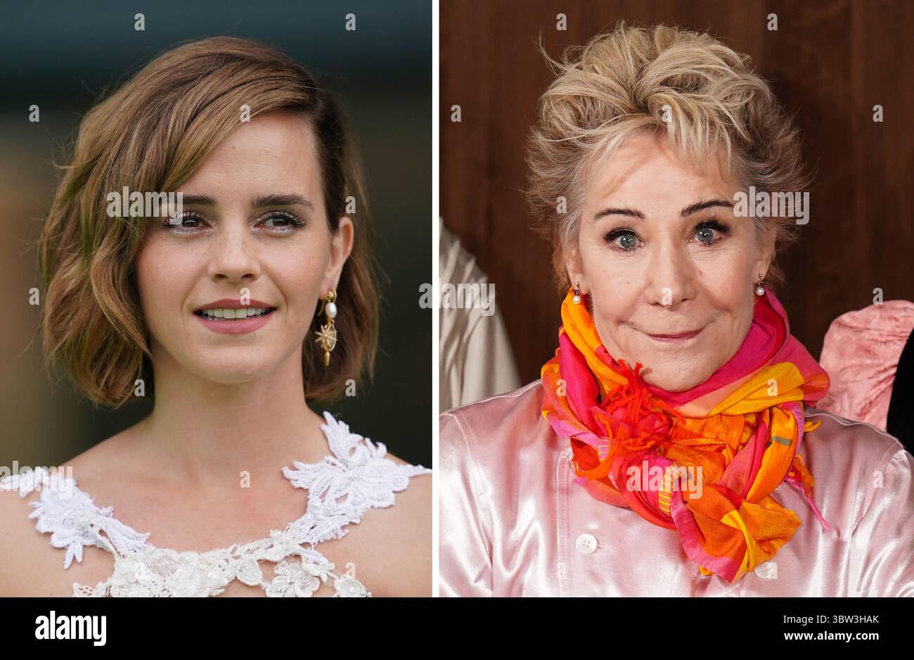 Undated file photos of Emma Watson (left) and Zoe Wanamaker who have ...