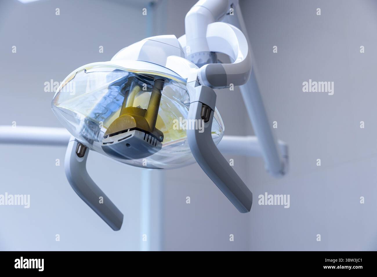 A Close-Up View of a Modern Dental Chair Light: Essential for Precision ...