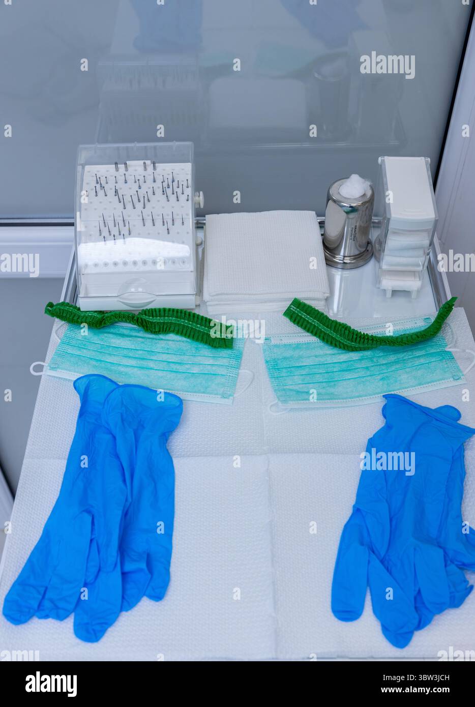 A Comprehensive Overview of Medical Supplies and Equipment Arranged for ...