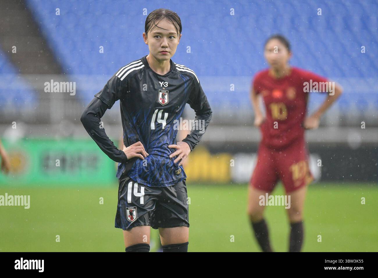 Suwon, Korea Republic. 16 July, 2025. Riko Yoshida #14 of Japan during the EAFF E-1 Women's ...
