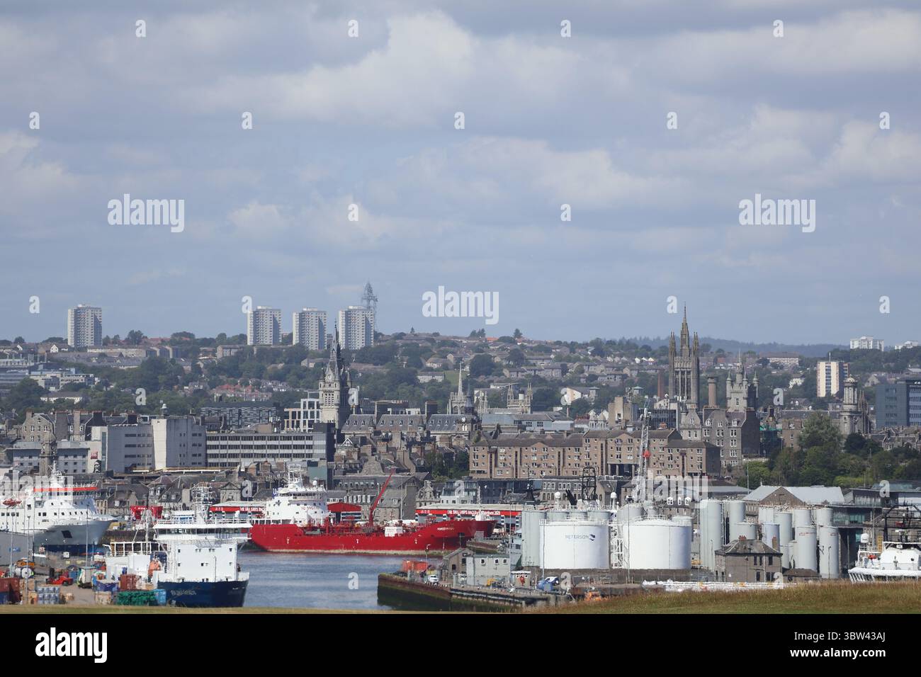 Aberdeen Harbour, Scotland July 16, 2025 Harbour Buzzes with Activity ...