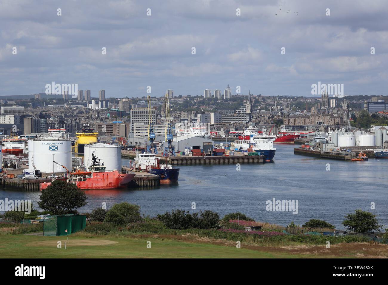 Aberdeen Harbour, Scotland July 16, 2025 Harbour Buzzes with Activity ...