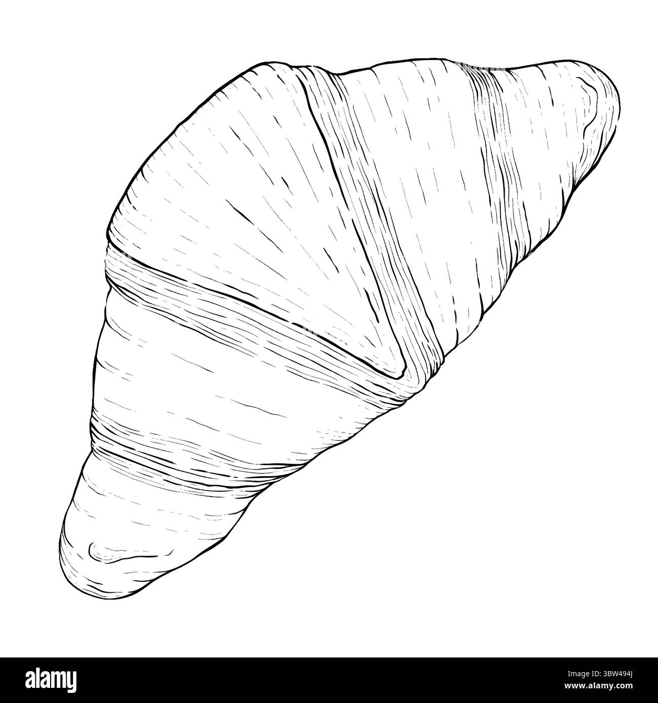 Digitally drawn outline set of bakery illustrations. Baking equipments ...
