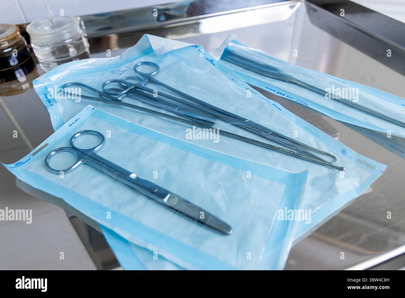 Sterilized surgical instruments prepared hi-res stock photography and ...