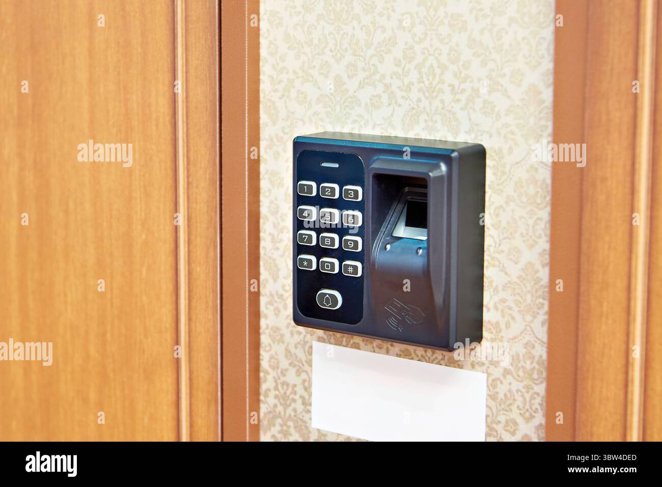 Intercom control panels and doors on display in store Stock Photo - Alamy