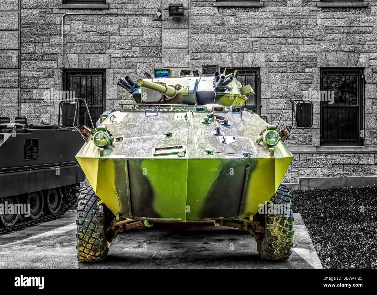 Military APC - front views Stock Photo - Alamy