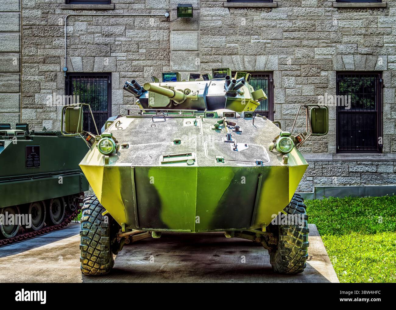 Military APC - front views Stock Photo - Alamy