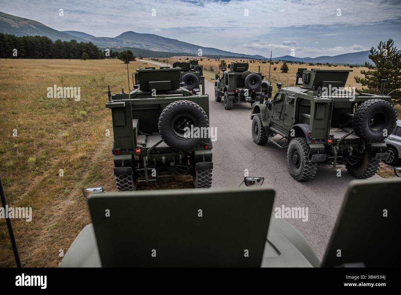 A dress rehearsal for the military parade marking the 30th anniversary ...