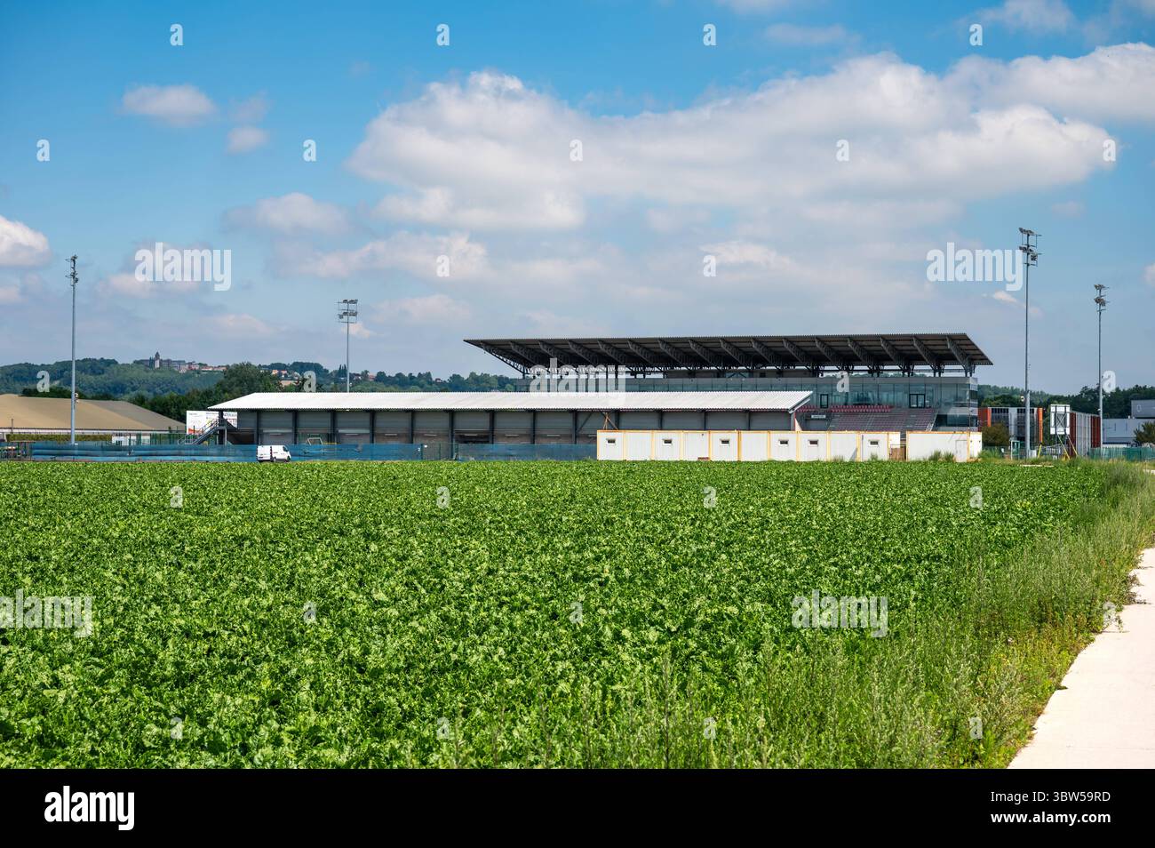 The Luc Varenne stadium of RFCT or Royal Football club of Tournai ...