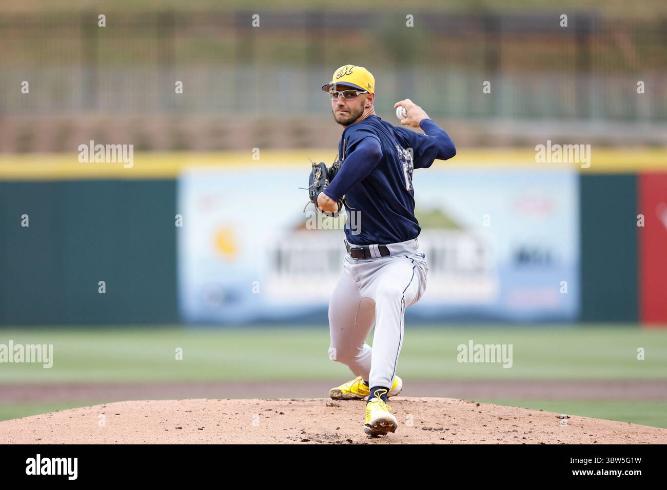 Montgomery Biscuits starting pitcher Brody Hopkins (23) in action ...