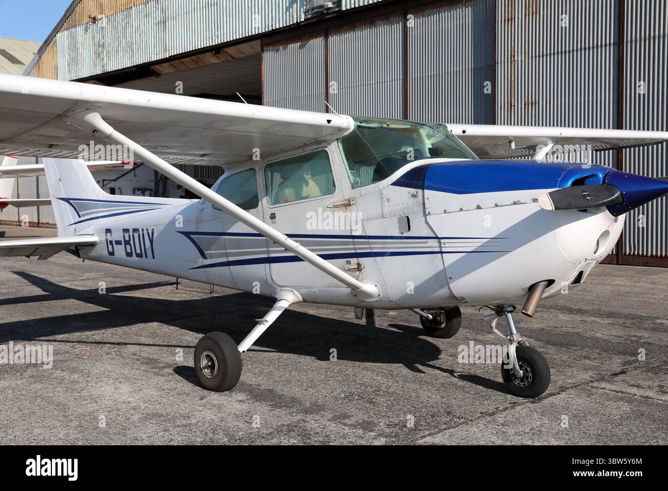 Parked by the hangars at blackpool airport hi-res stock photography and ...