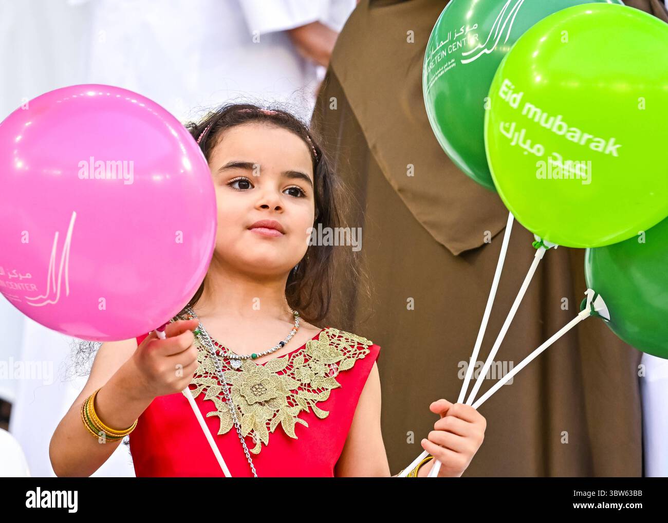 Eid Al-Adha Prayer 2025 in Doha Eid Al-Adha Prayer 2025 in Doha A girl ...