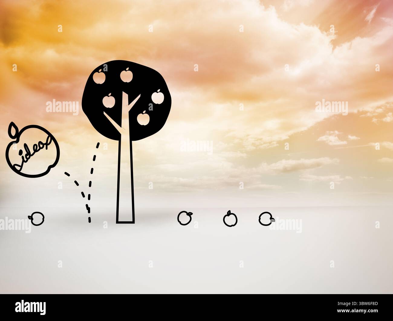 Bright sky tree hi-res stock photography and images - Alamy