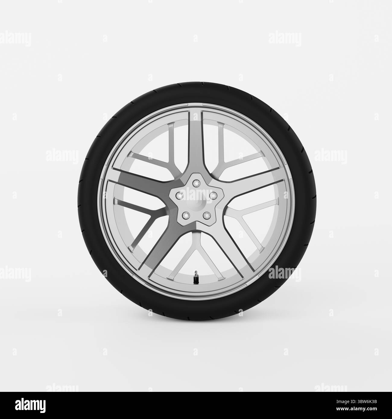 Car tyre or tire wheel on isolated white background. Transportation and ...