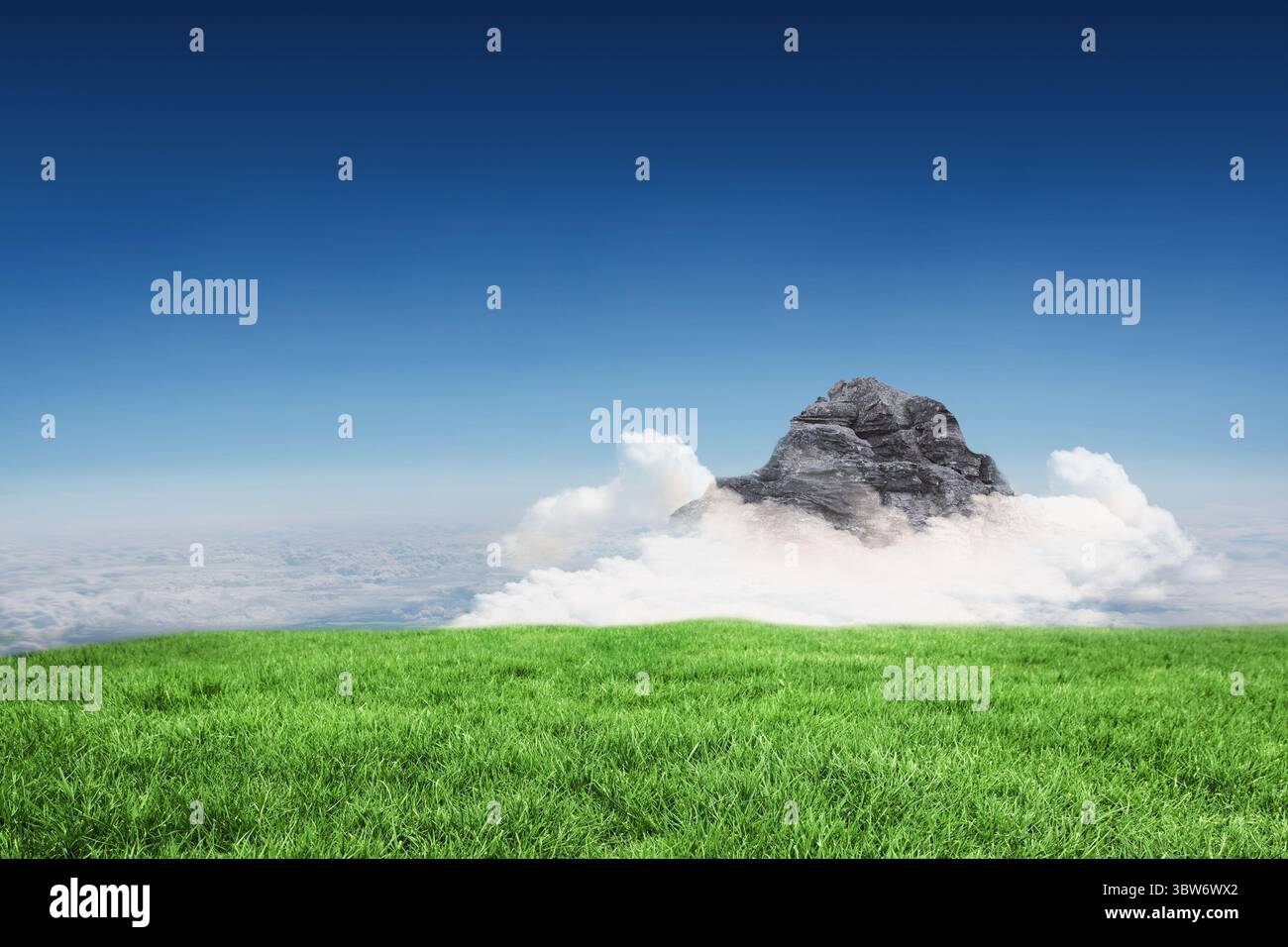 Scenic landscape clouds over mountain hi-res stock photography and ...