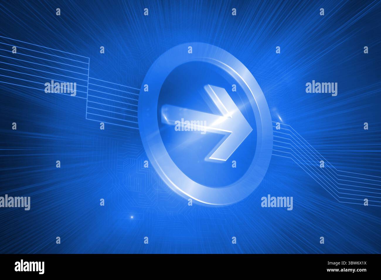 Simple arrow symbol icon hi-res stock photography and images - Alamy