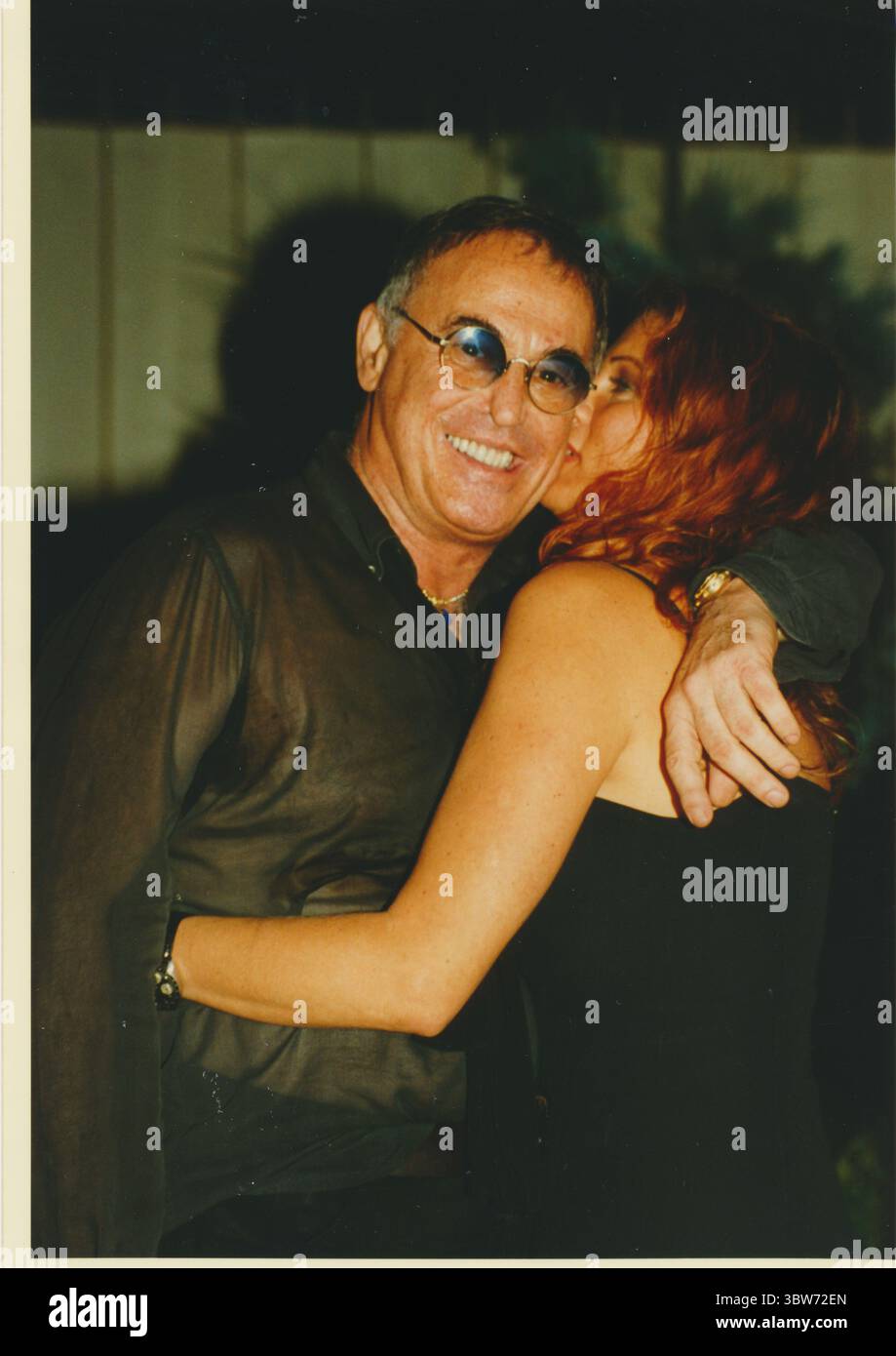 Italian singer-songwriter and record producer Franco Califano with ...