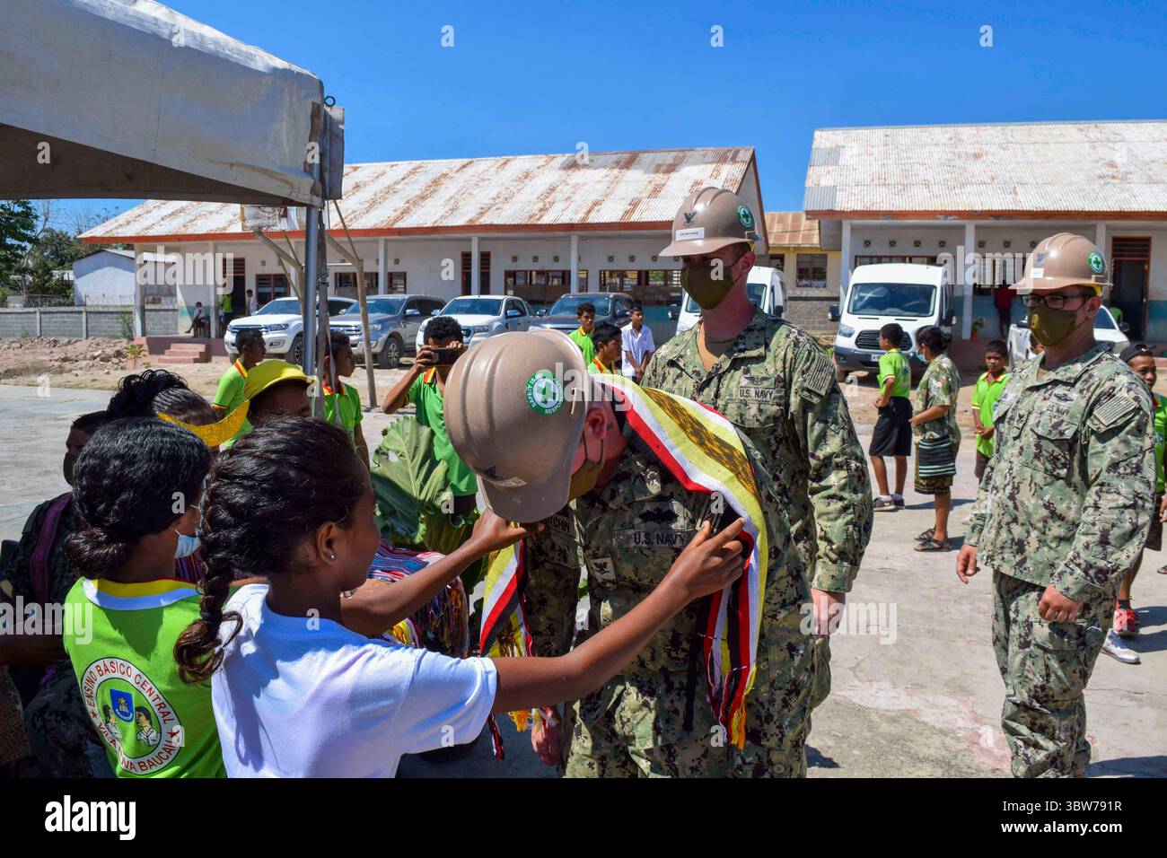 October 30, 2020 - Baucau, East Timor - Seabees assigned to U.S. Naval ...
