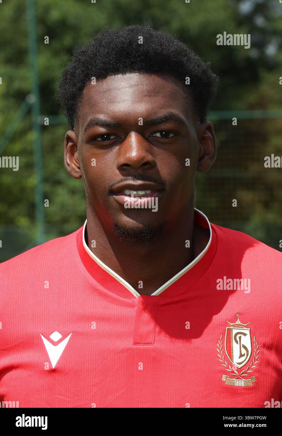 Liege, Belgium. 16th July, 2025. Standard's Rene Mitongo poses for a portrait picture at the ...