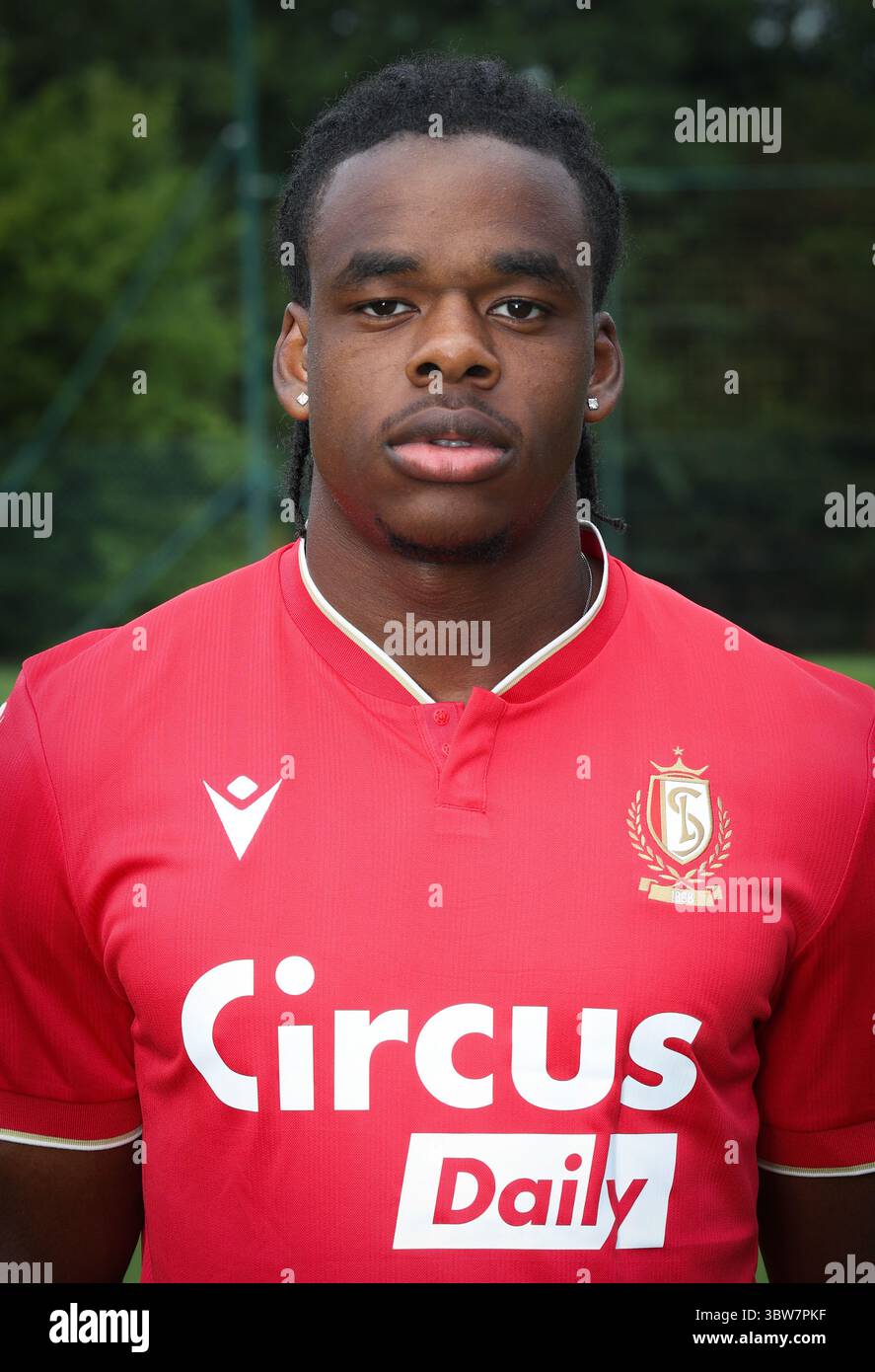 Liege, Belgium. 16th July, 2025. Standard's Leandre Filipe Kuavita poses for a portrait picture ...