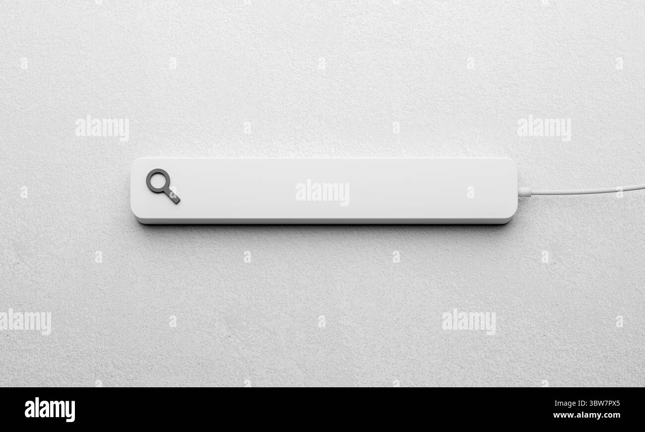 Minimal style search bar user interface with empty space for fill in ...