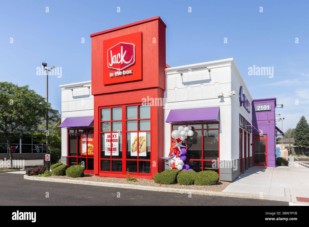 The Jack in the Box restaurant chain returned to Illinois with multiple ...