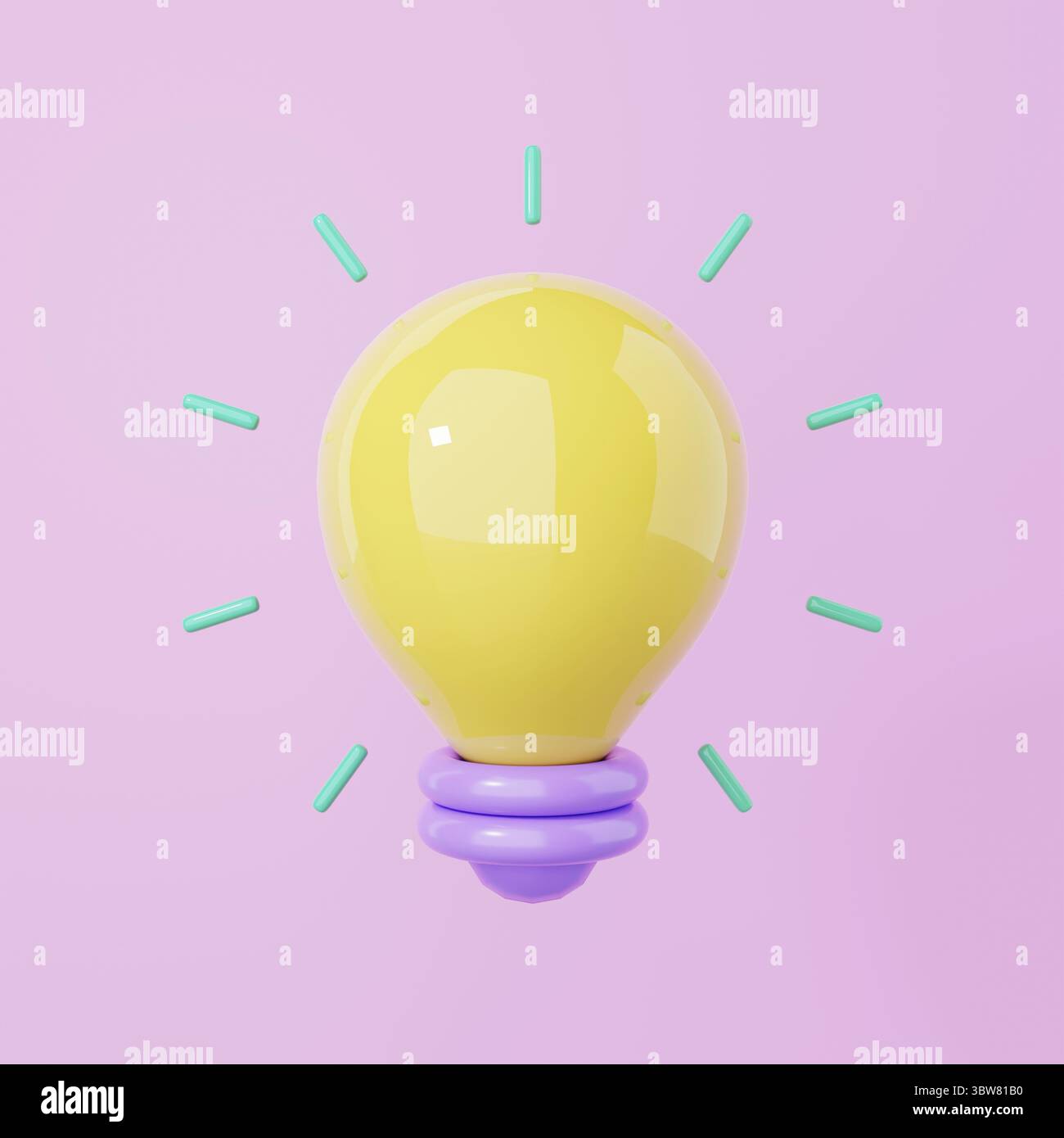 Minimalism light bulb blink hi-res stock photography and images - Alamy