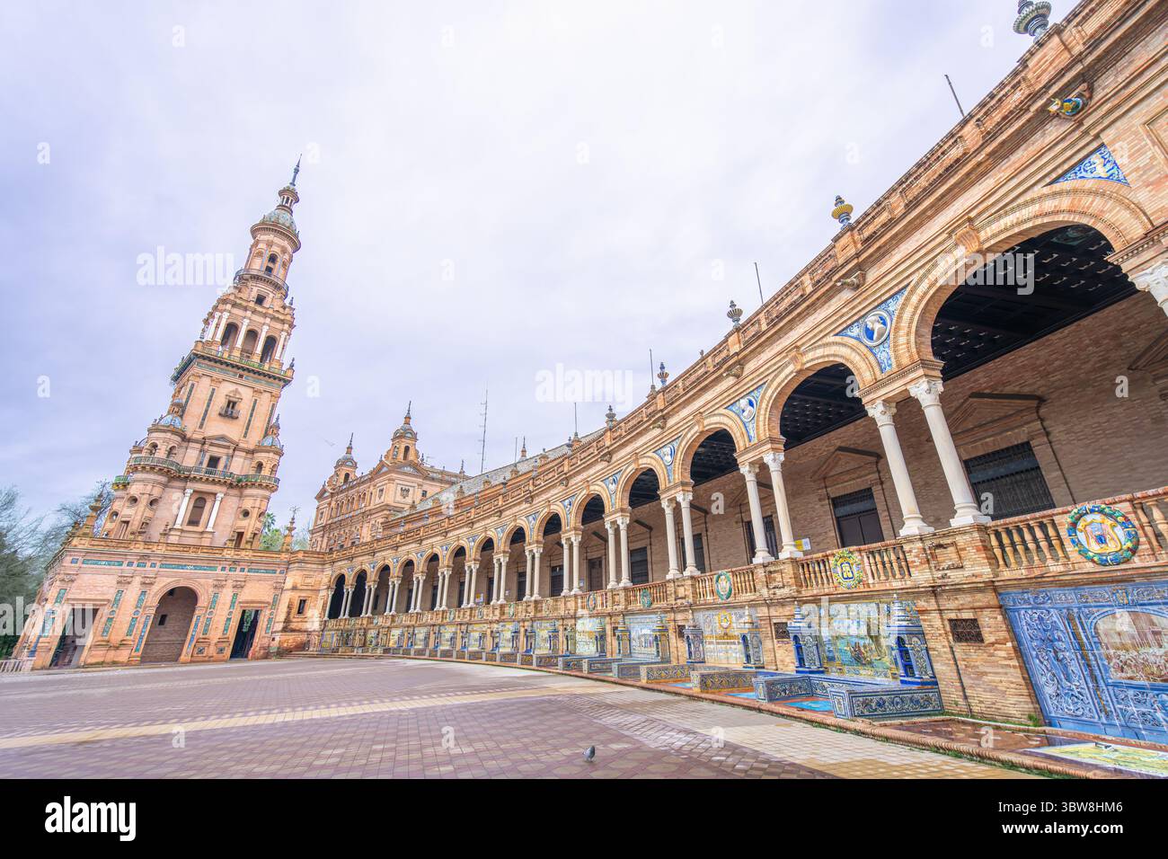 Discover the iconic Plaza de Espana in Seville Spain, a stunning ...