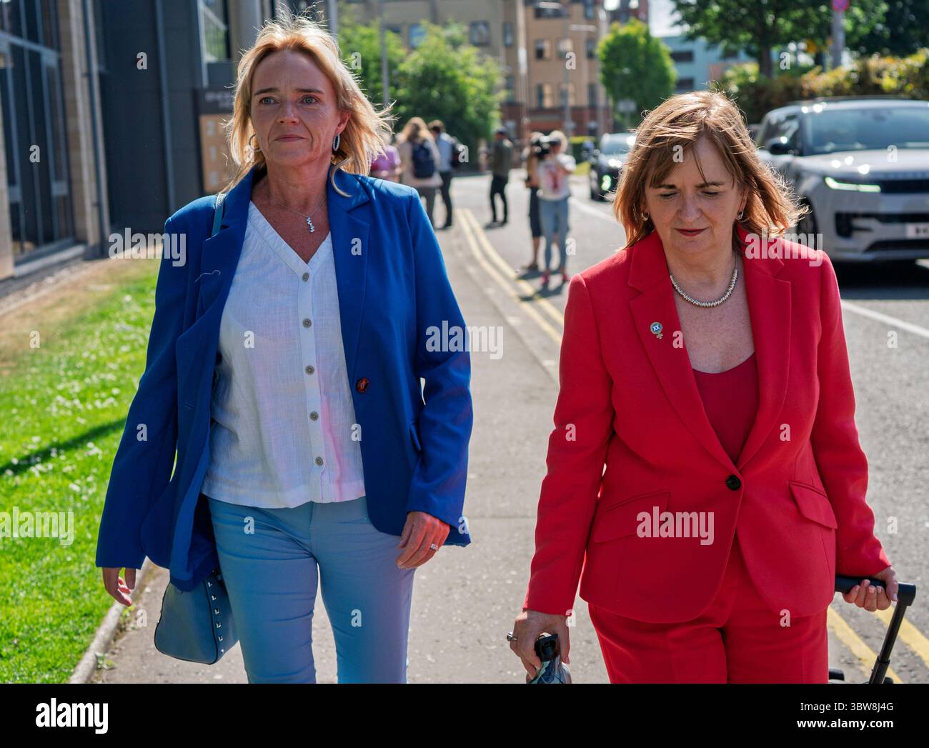 Dundee, Scotland, UK. 16th July 2025. PIC; Sandie Peggie (L) and ...