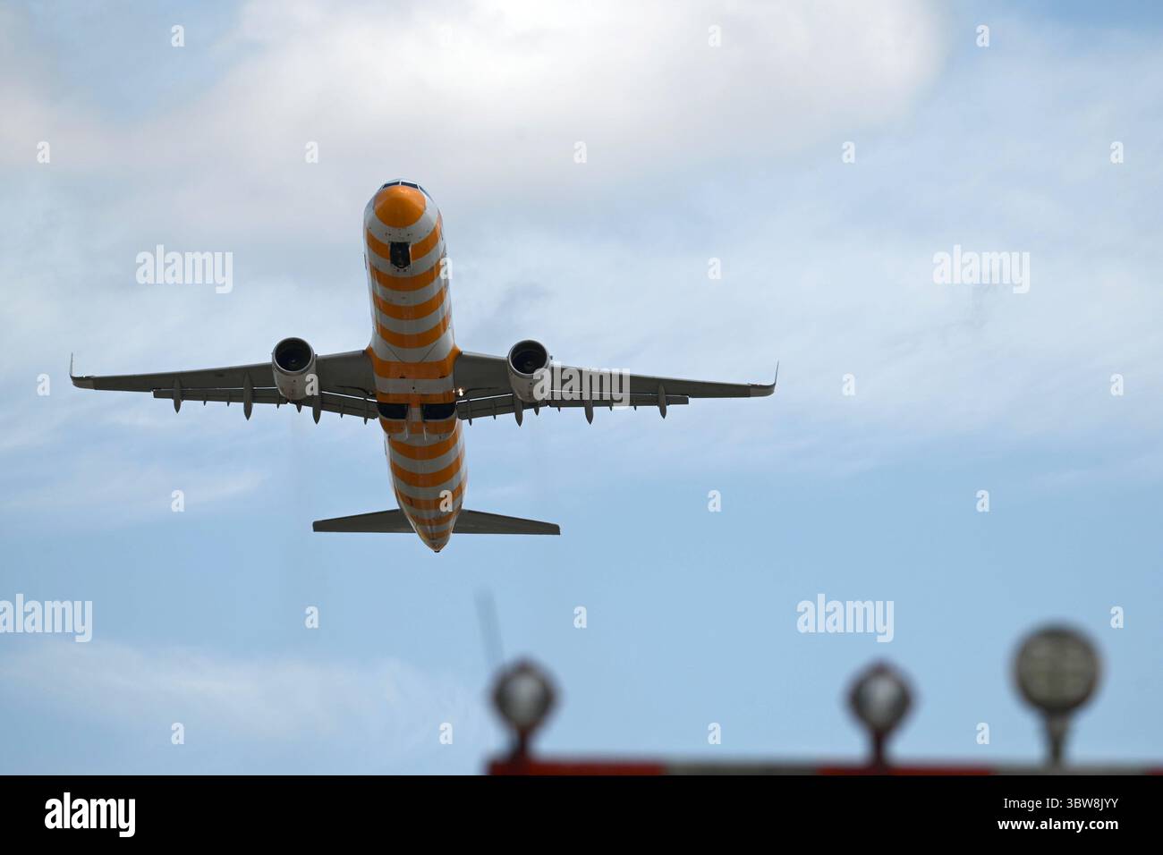 CONDOR plane takes off from Duesseldorf Airport, Duesseldorf Airport ...