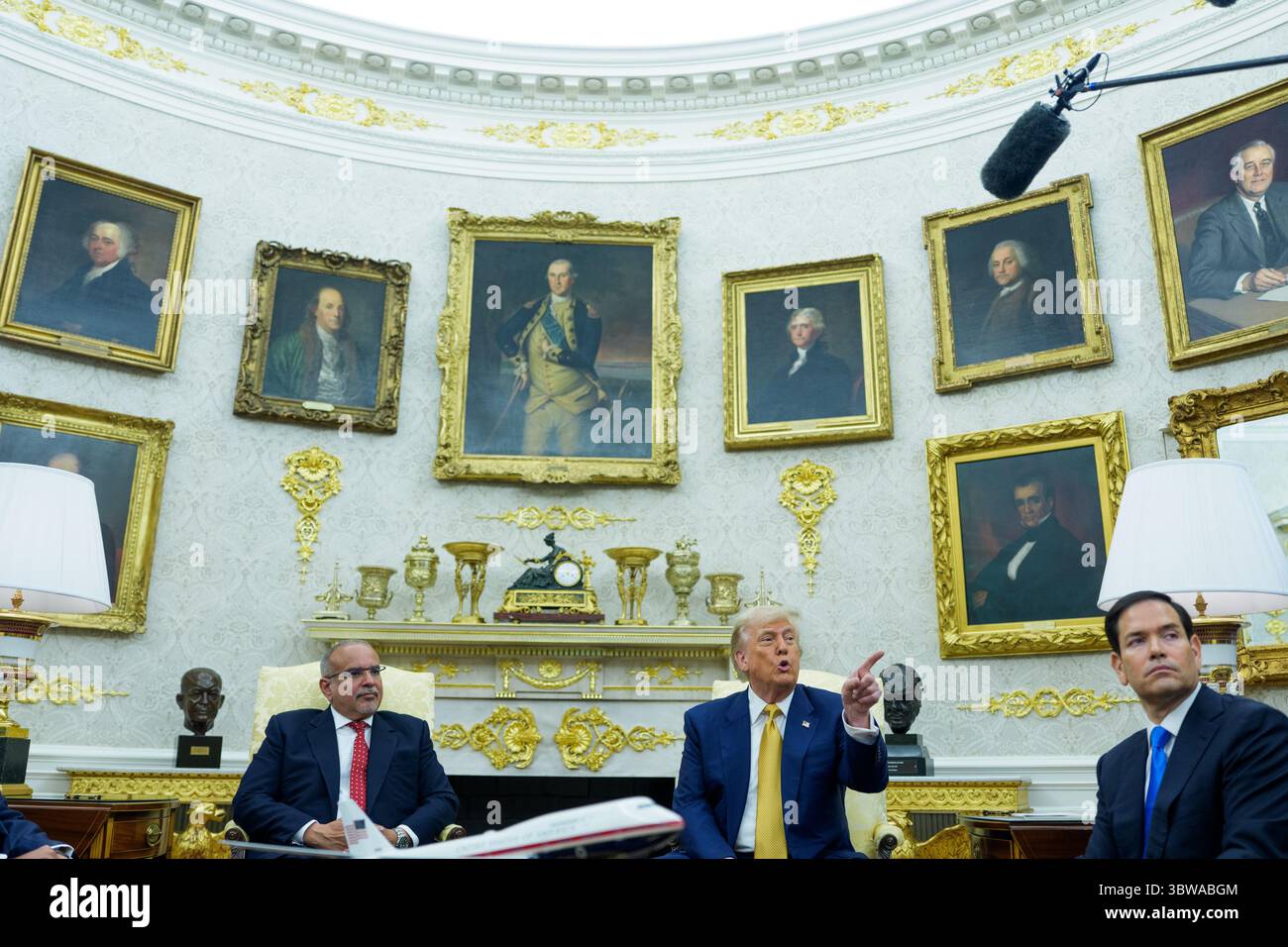 Washington, United States. 16th July, 2025. President Donald Trump ...
