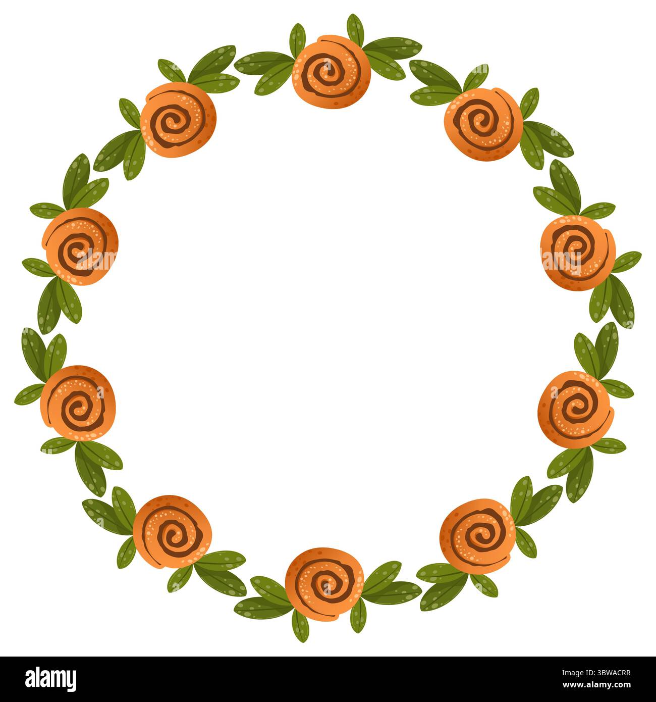 Sugar cinnamon on white Stock Vector Images - Alamy