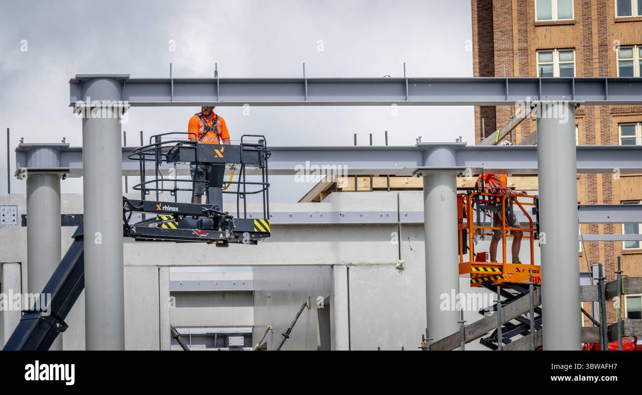 THE HAGUE - Building new construction ANP /HOLLANDSE HOOGTE /ROBIN ...