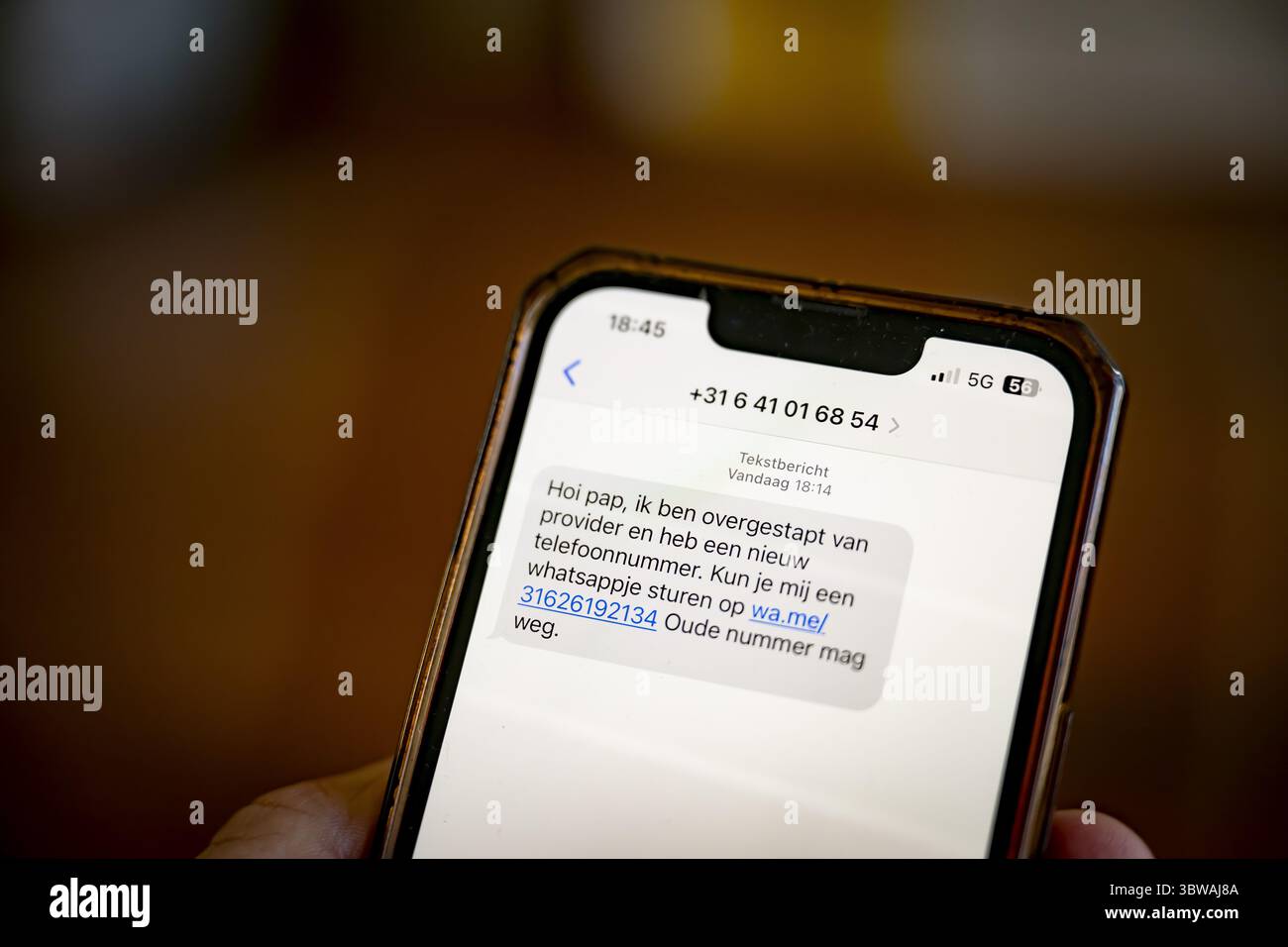 ILLUSTRATIVE - Hi Dad, nice of you to call. Yes, I switched providers ...