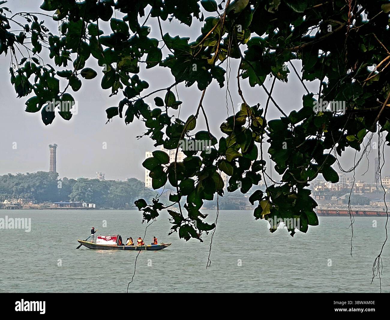 The beautiful landscape of the Ganges river side area at Metropolitan ...