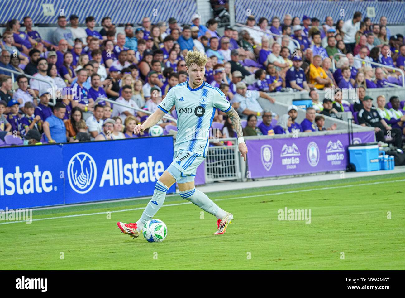 Orlando, Florida, USA, July 16, 2025, CF Montreal player Dawid Bugaj ...