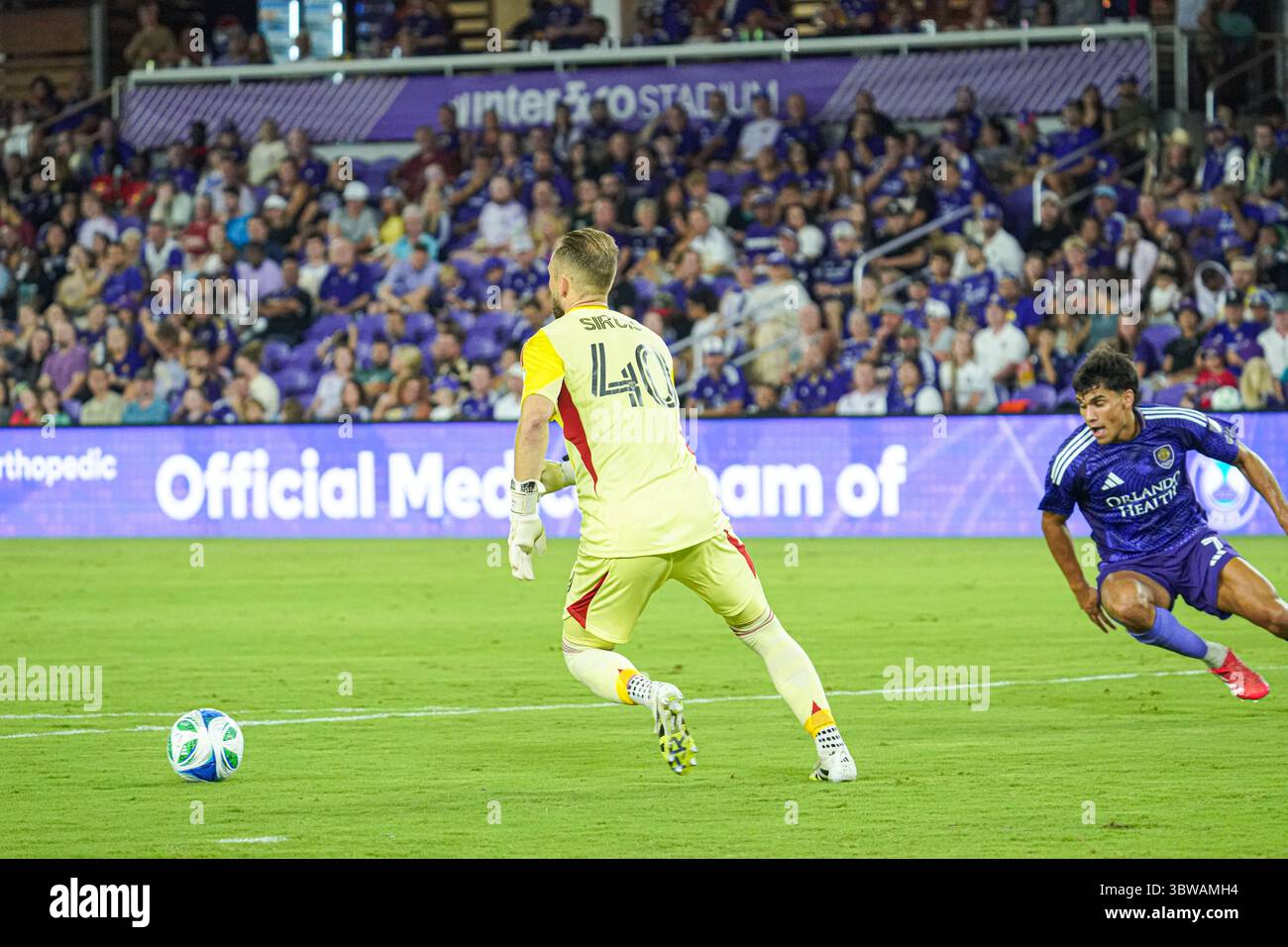 Orlando, Florida, USA, July 16, 2025, CF Montreal goalkeepr Jonathan ...