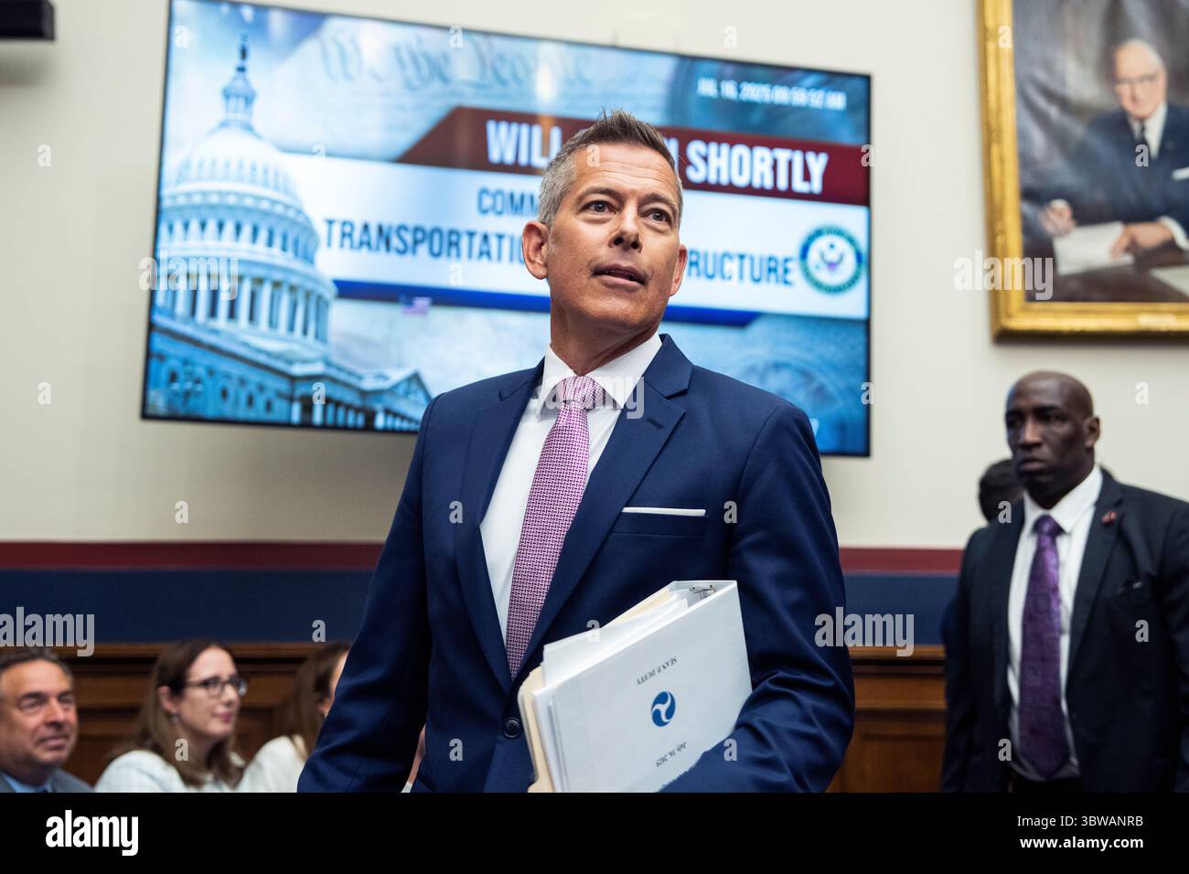 UNITED STATES - JULY 16: Transportation Secretary Sean Duffy arrives ...